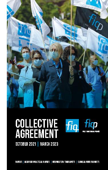 2021-2023 collective agreement – FIQ (Fédération Interprofessionnelle ...